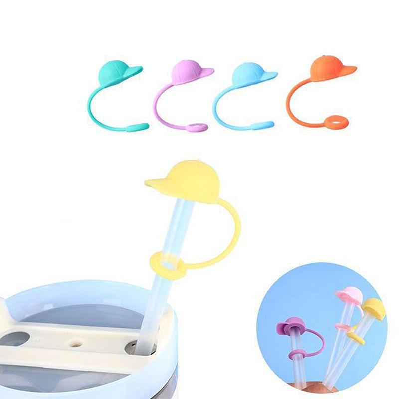 Cute Peaked Cap Straw Cap Covers For Stanley Tumbler Cup Accessories ...