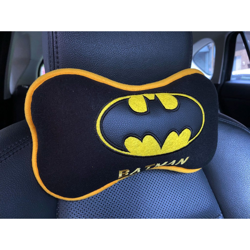 Batman Car Neck Rest Cushion Head Pillow ลิขสิทธิ์แท้ แบทแมน หมอนรองคอ ...