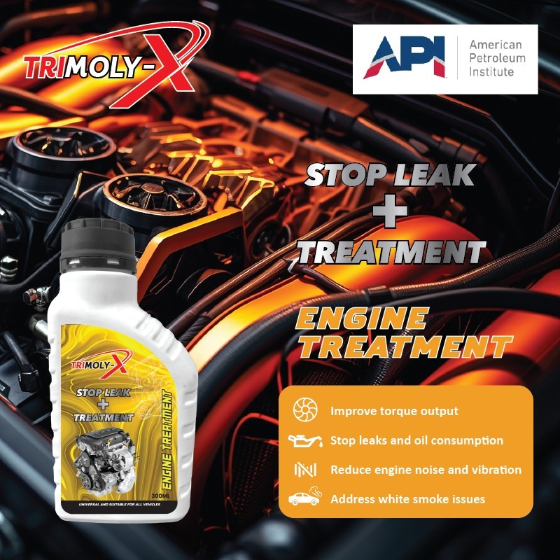 TRIMOLY-X TRIMOLYX ENGINE TREATMENT + STOP LEAK 300ML CARE CARE ...