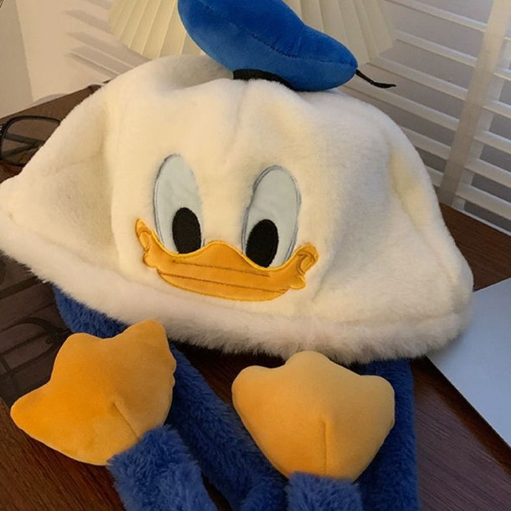 Soft Minnie Mickey Cap Winnie Bear Cartoon Hat Ear Protection Hat ...