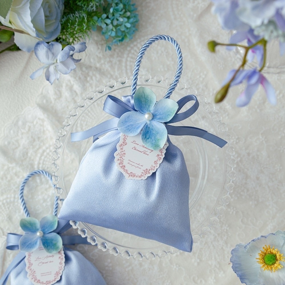 Portable Mini Flower Drawstring Bag Gift Packaging Elegant Wedding ...