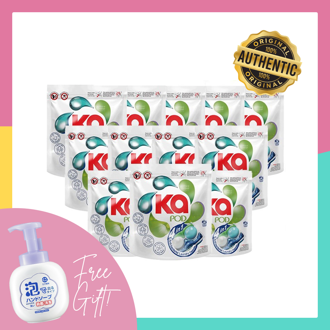 Ka 4in1 Laundry Capsules Refill 54 Pods x 12 Packs – Universal | Lazada ...