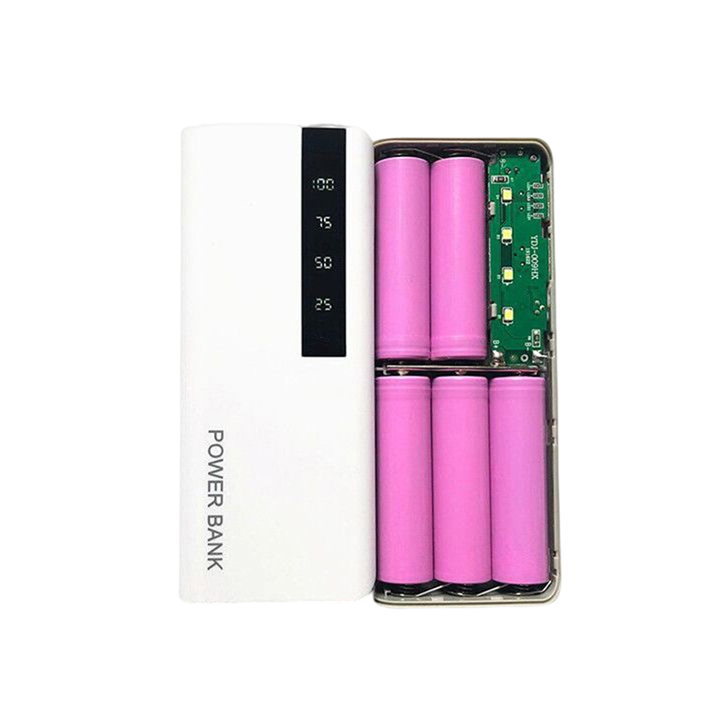 5x18650 Power Bank Box Portable 5V USB Mobile Phone Charging DIY Shell ...