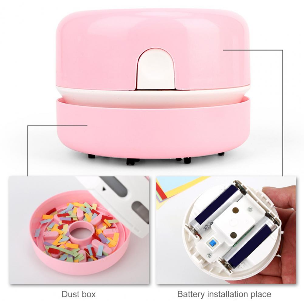 【Worry-free after-sales】1.5V Mini Desktop Dust Remover Sweeper Vacuum ...