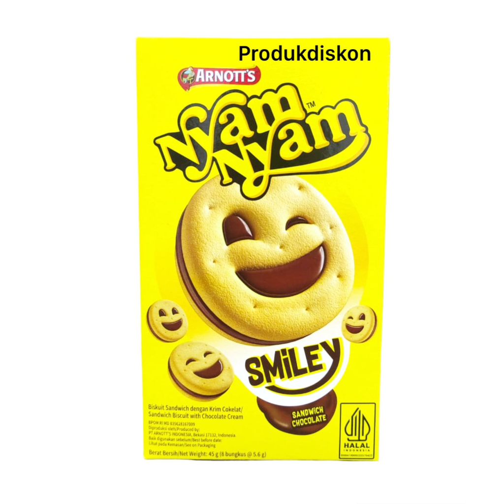 NYAM NYAM Smiley 45 gr Biskuit Coklat - Makanan | Lazada Indonesia