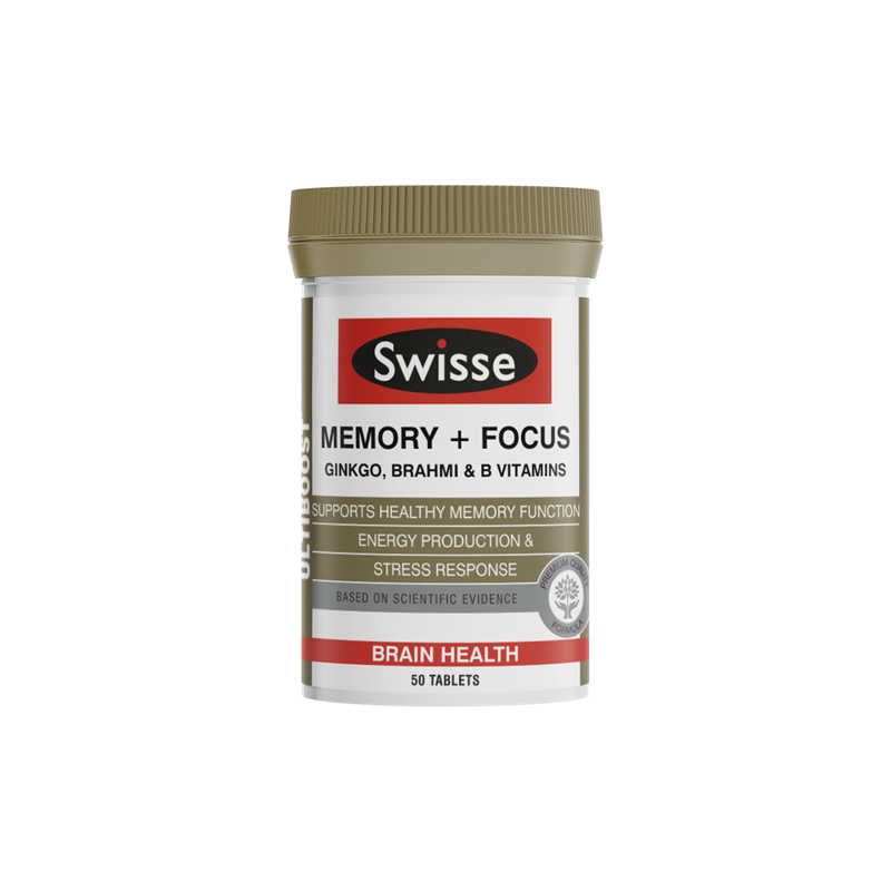 Swisse Ultiboost Memory + Focus 50 Tablets | Lazada
