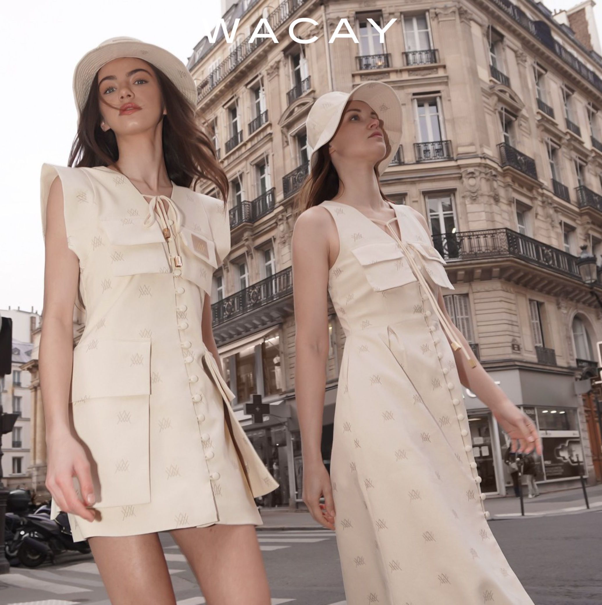 WACAY - Ivy Dress (Monogram) เดรส มี 3 สี (มีทั้งพร้อมส่ง / Preorder ใน ...