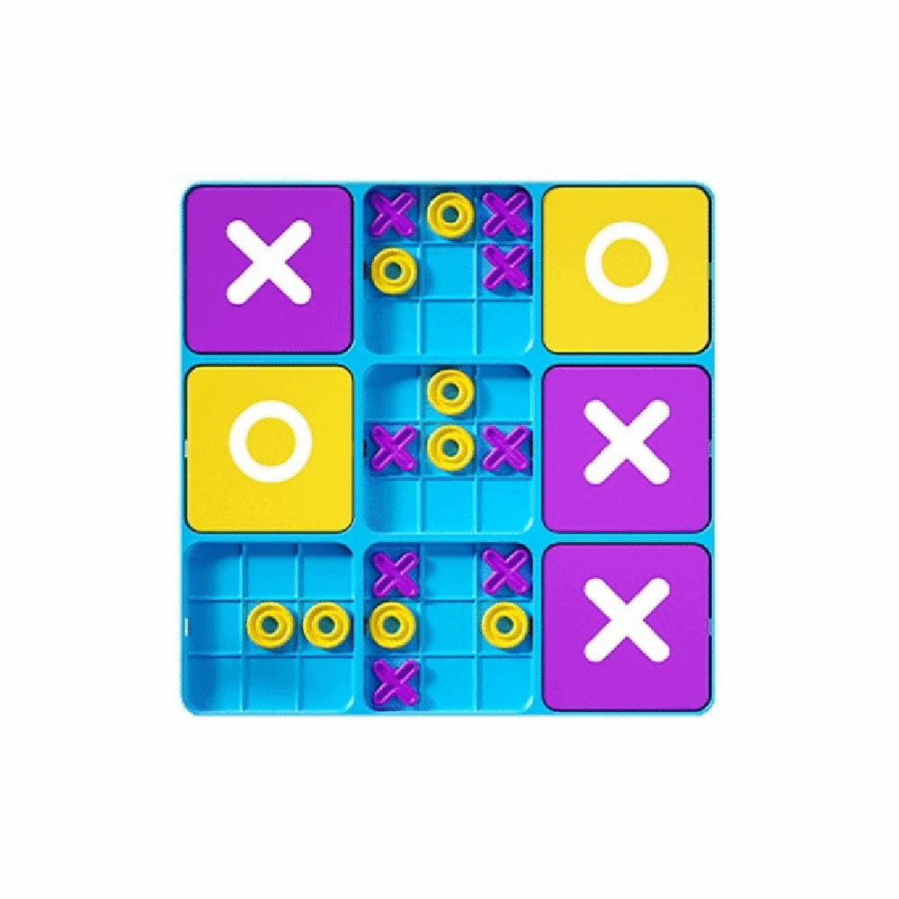 Logical Thinking Training Creative Tic Tac Toe Board Game Montessori ...