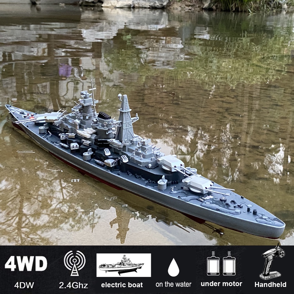 1/360 Scale 28" Inch Remote Controlled Warship Battleship Rc Ship 20 ...