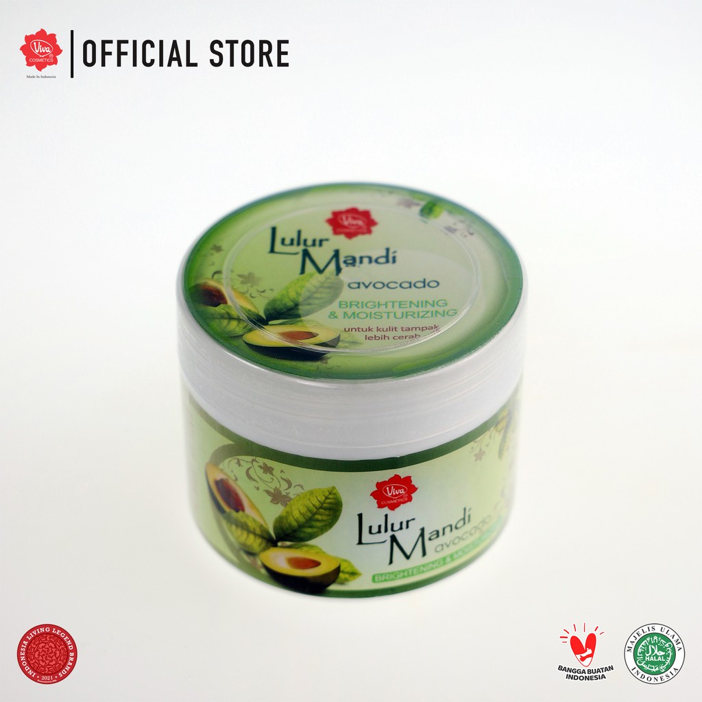 Viva Lulur Mandi All Varian Bengkoang Soybean Yoghurt Avocado | Lazada ...
