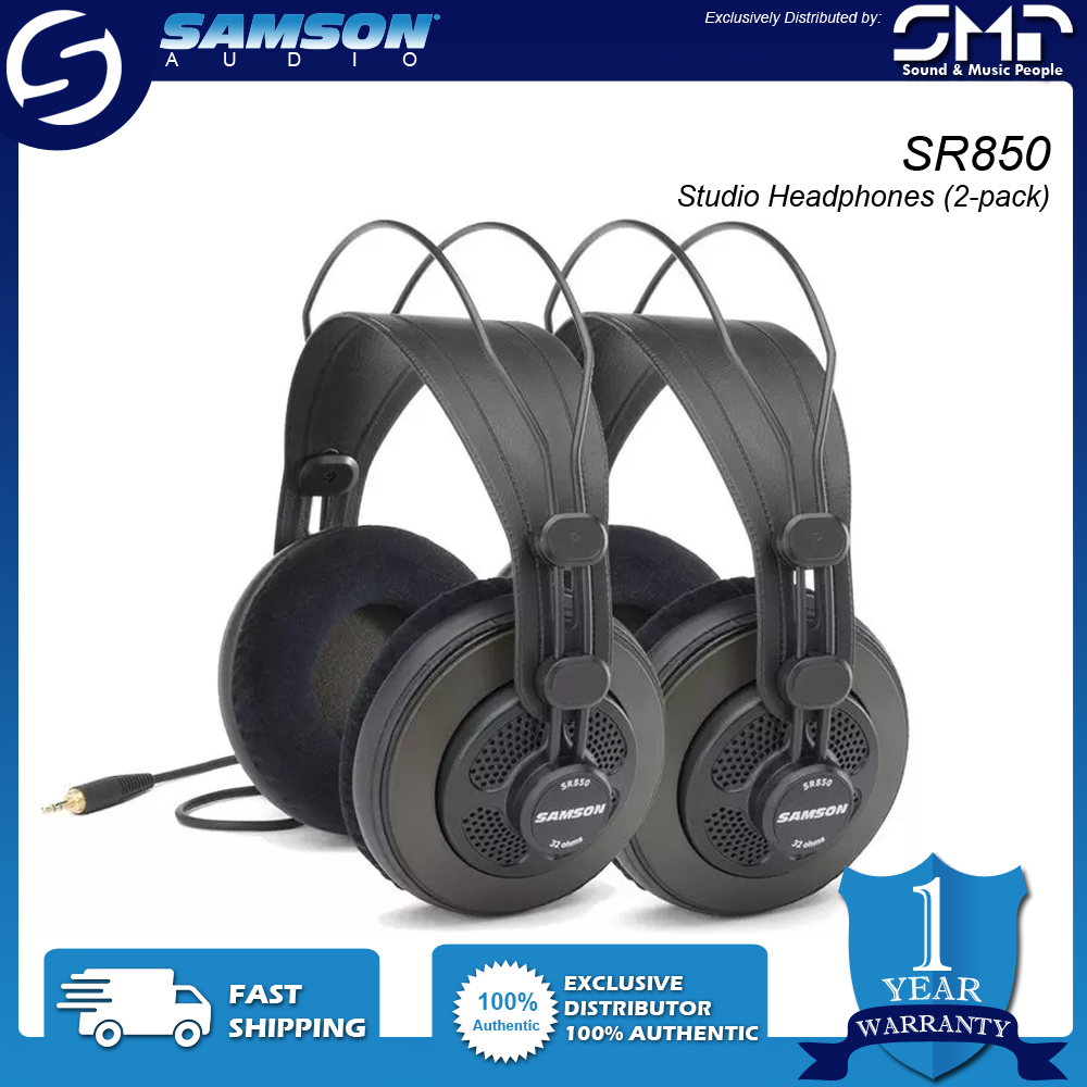 SAMSON SR850 - Semi-Open Studio Headphones | Lazada PH