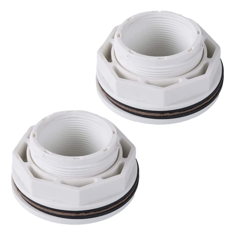 WTIA MALL-2 Pack Above Ground Pool Inlet Return Fitting 1 1/2Inch White ...