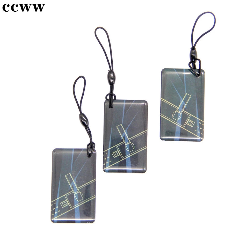 Lock Patterns 13.56MHz UID S50 1K Rewritable Keyfobs Waterproof Key Tag ...