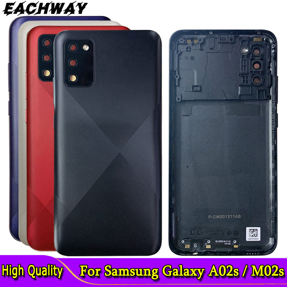 6.5"For Samsung Galaxy M02S Battery Cover Back Panel Housing European ...