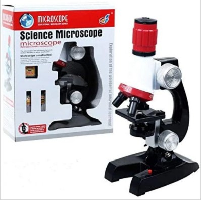 1200 Times Microscope Toys Primary School Biological Science Experiment Equipment Kids ...