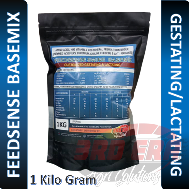 BASEMIX FOR SWINE FEEDSENSE BASEMIX Gestating and Lactating 1 Kilo for ...