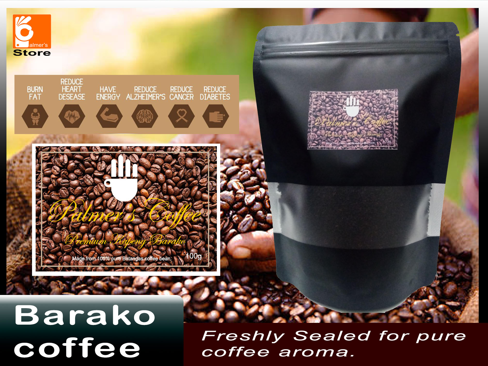 Kapeng Barako of Lipa, Batangas Ground Liberica Coffee for Brewed ...