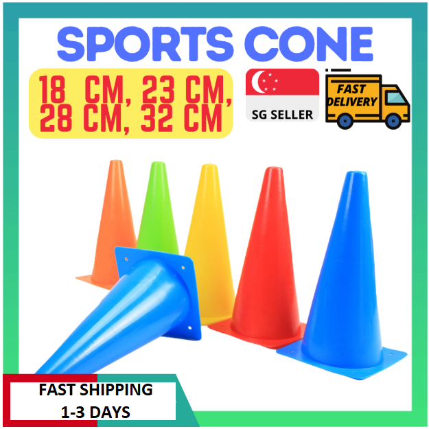 [SPORTS CONE] MARKING CONES TRAINING MARKER PLASTIC MARKER | Lazada Singapore
