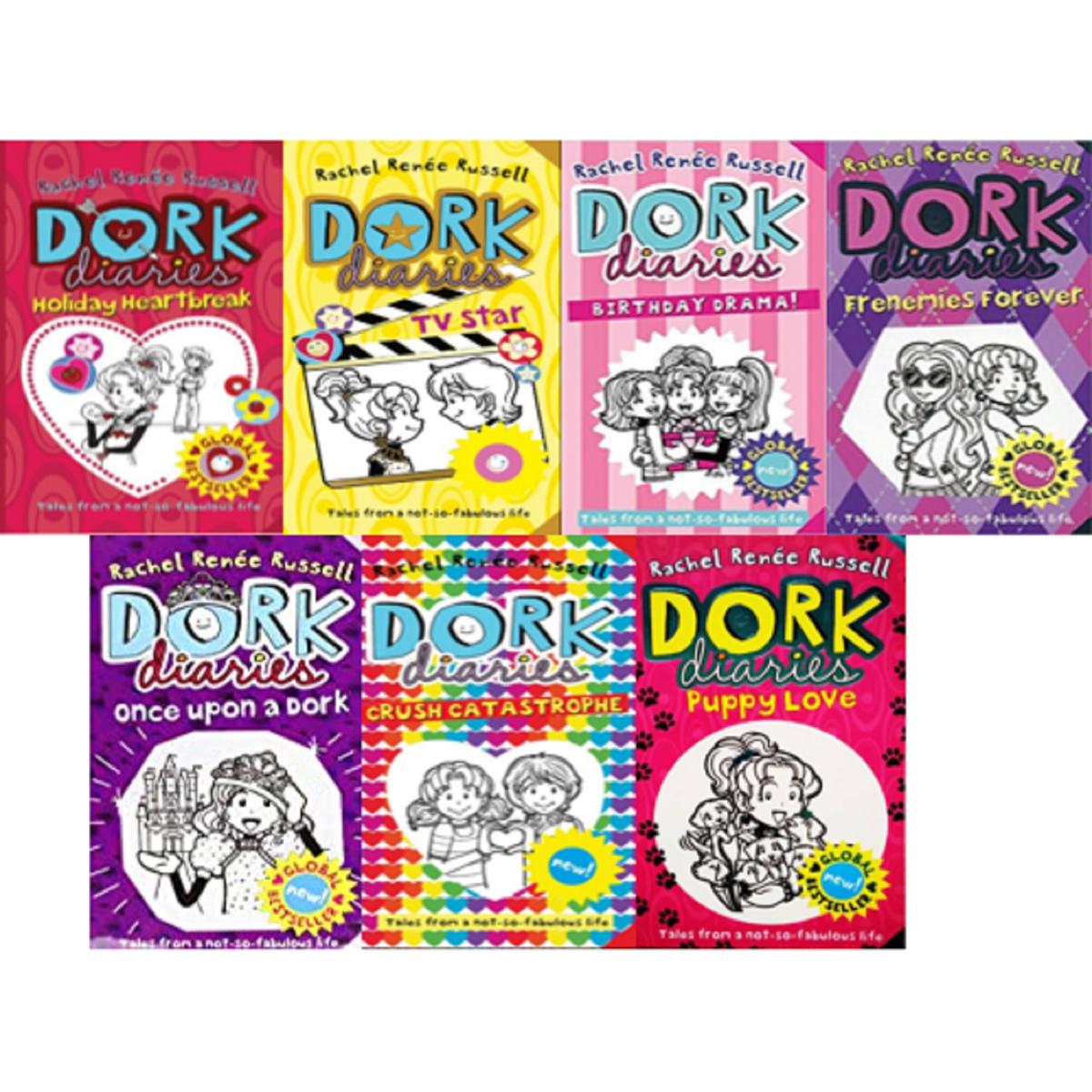 Dork diaries Set # 2 (Book 8 to 14) by Rachel Renee Russel | Daraz.pk