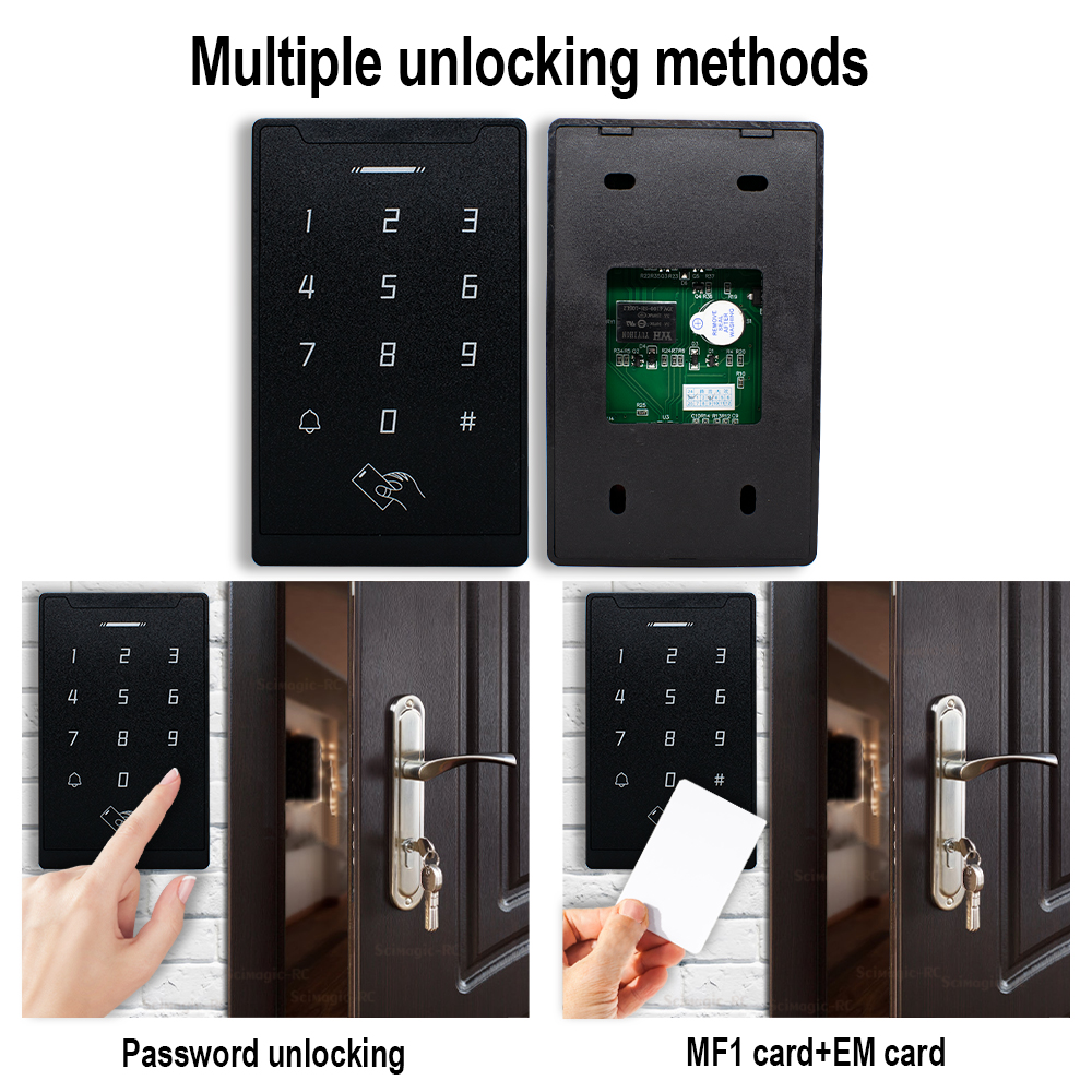 DC 12V 24V Touch Keyboard Waterproof Access Control Keypad Controller ...