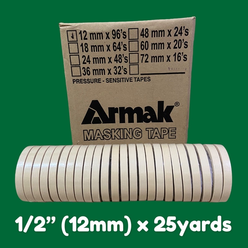 Masking Tape Armak Black (For Automotive Used) sold per BOX | Lazada PH