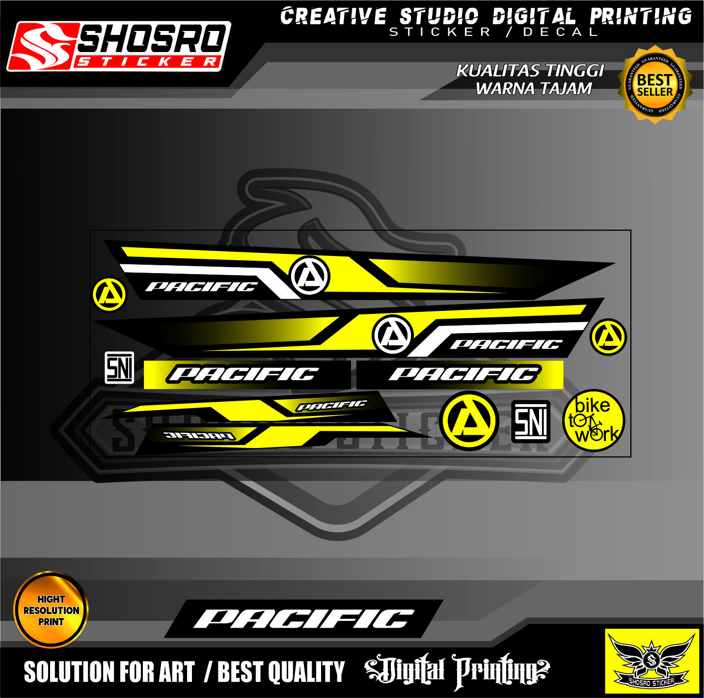 Striping Setiker Variasi Universal Sepeda All Variasi Lis Pacipik Motif All Stiker Simple