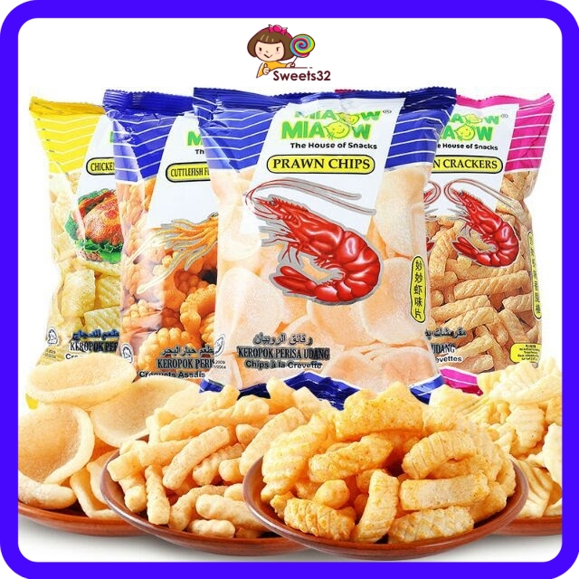 Miaow Miaow Snacks Crackers Assorted Flavour 50g/ 60g | Lazada