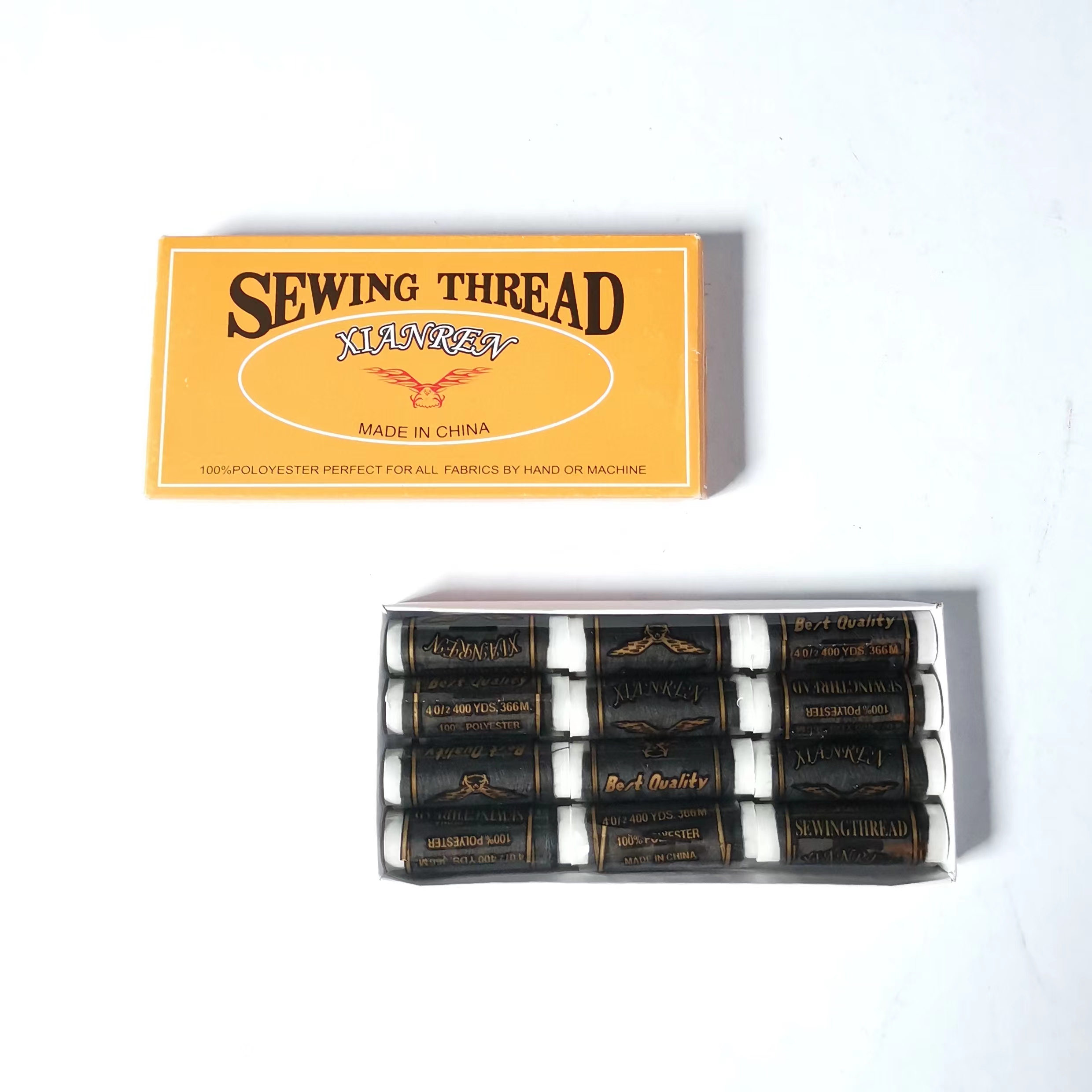 Xianren Sewing Thread 400 Yards for Hand or Machine Kit DIY All Purpose ...