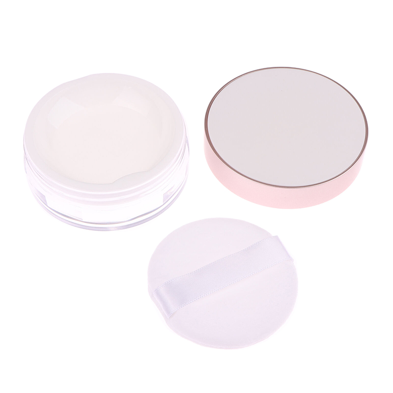 Portable Plastic Powder Box Empty Loose Powder Container With Sieve ...