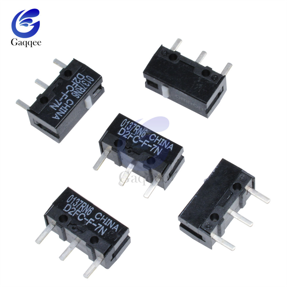【TrendGlobe】5pcs Authentic OMRON Mouse Micro Switch D2FC-F-7N Mouse ...