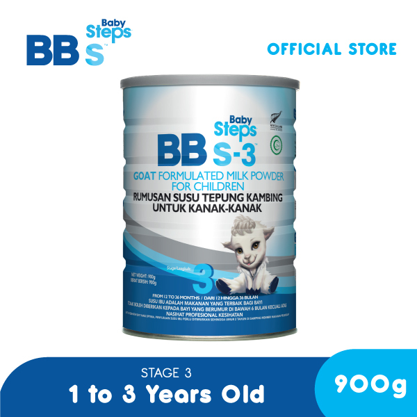 Baby Steps® BBs-3™ Goat Formulated Milk Powder For Children (Rumusan Susu Tepung Kambing untuk ...
