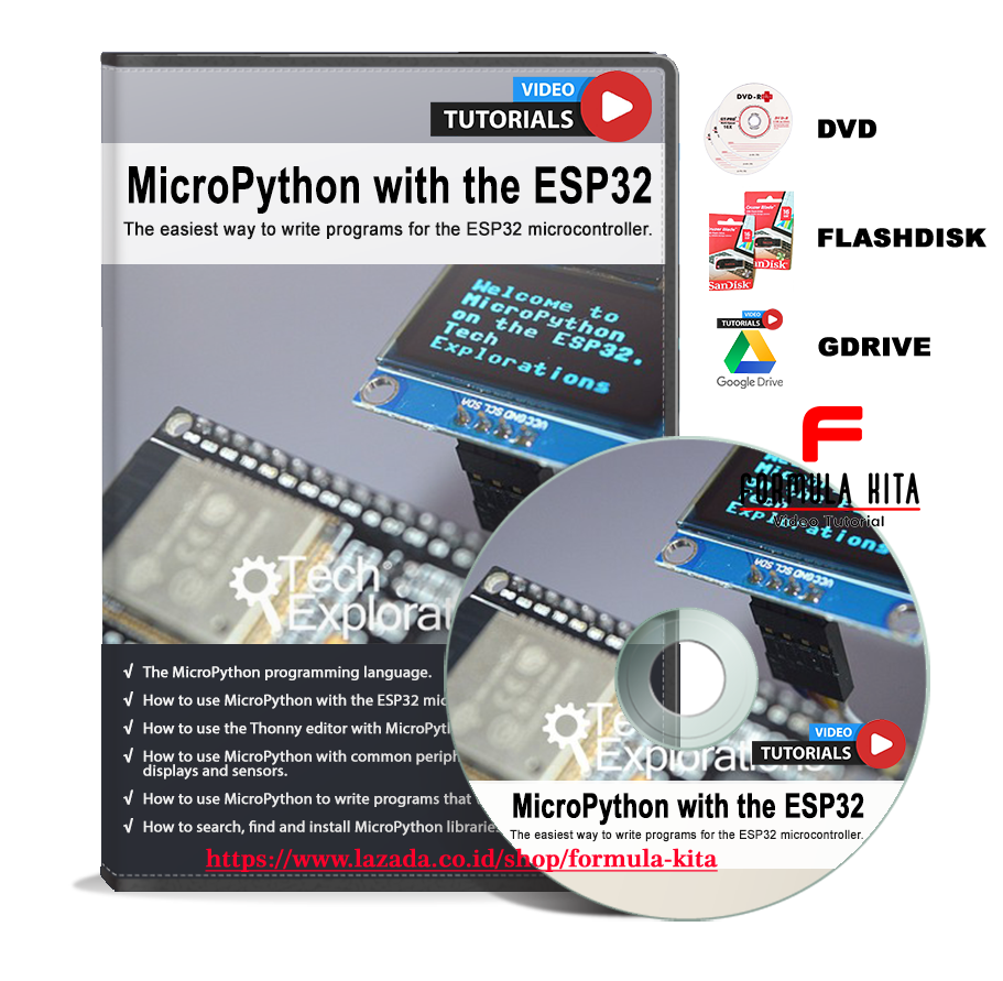 VIDEO TUTORIAL MICROPYTHON WITH THE ESP32 | Lazada Indonesia