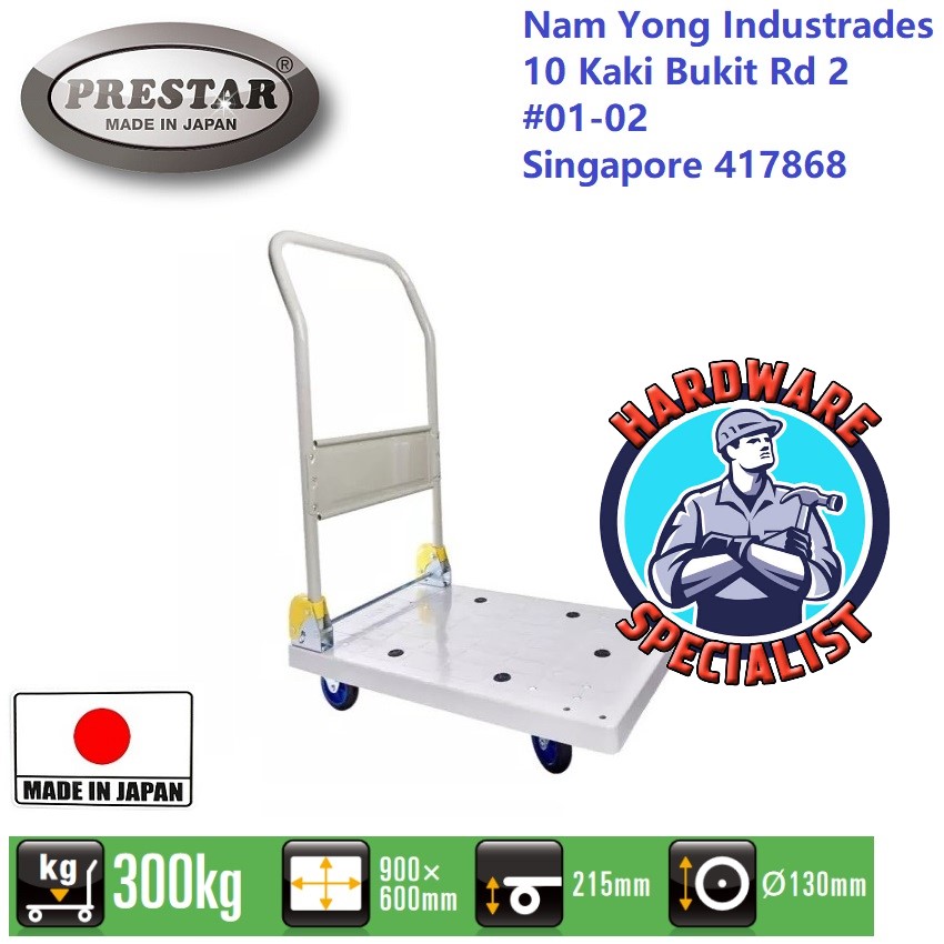Prestar Heavy Duty Hand Truck / 300kg Platform Trolley / Made In Japan ...
