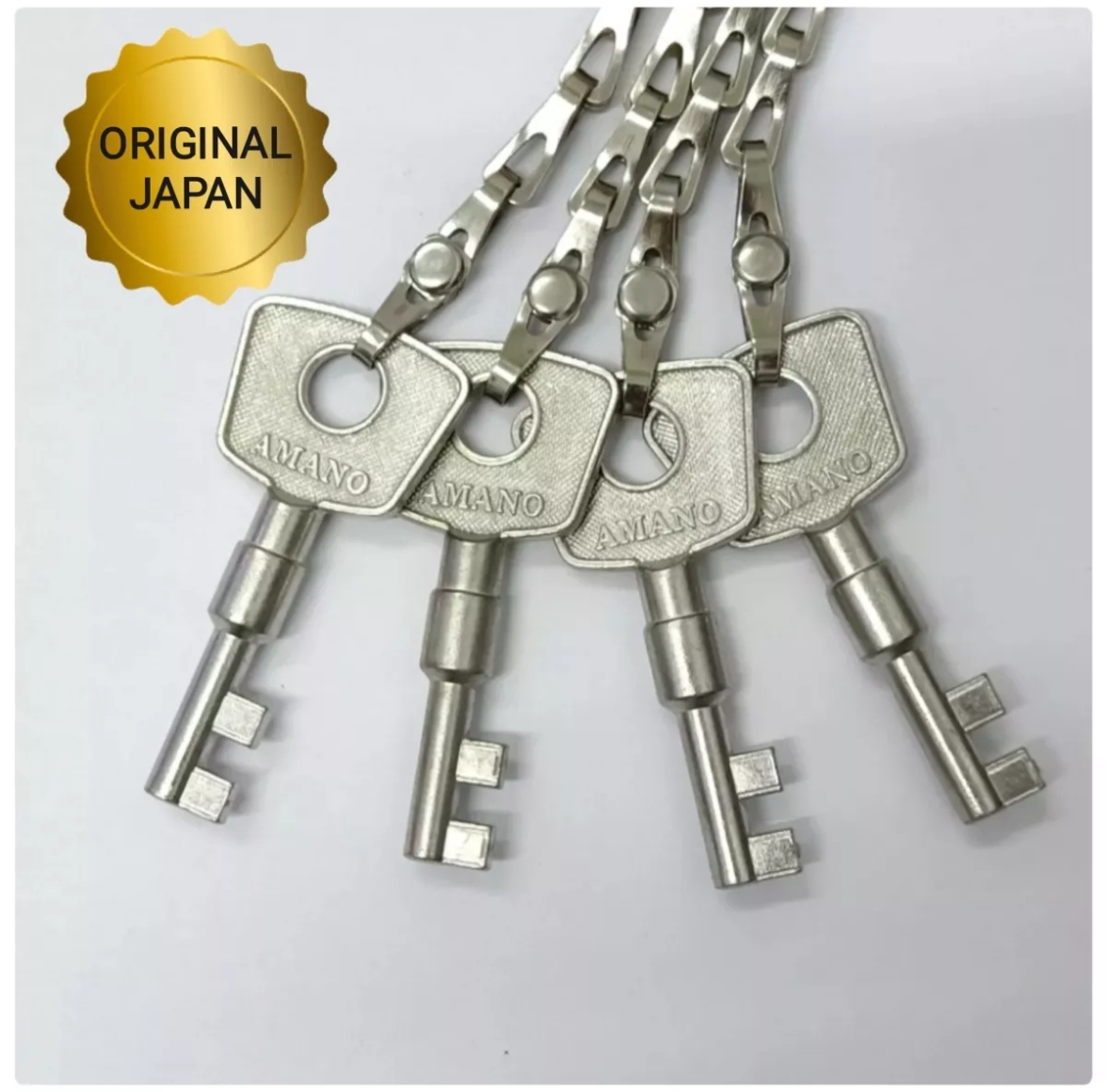 *RM100=4KEYS* KUNCI AMANO STATION KEY NO.1,2,3,4 - 100% ORIGINAL JAPAN ...