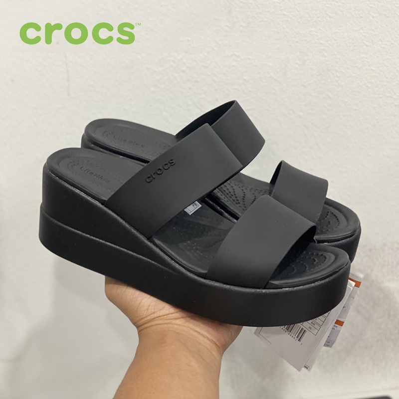 Counter Genuine CROCS Brooklyn LiteRide Womens Sports Sandals Slippers ...