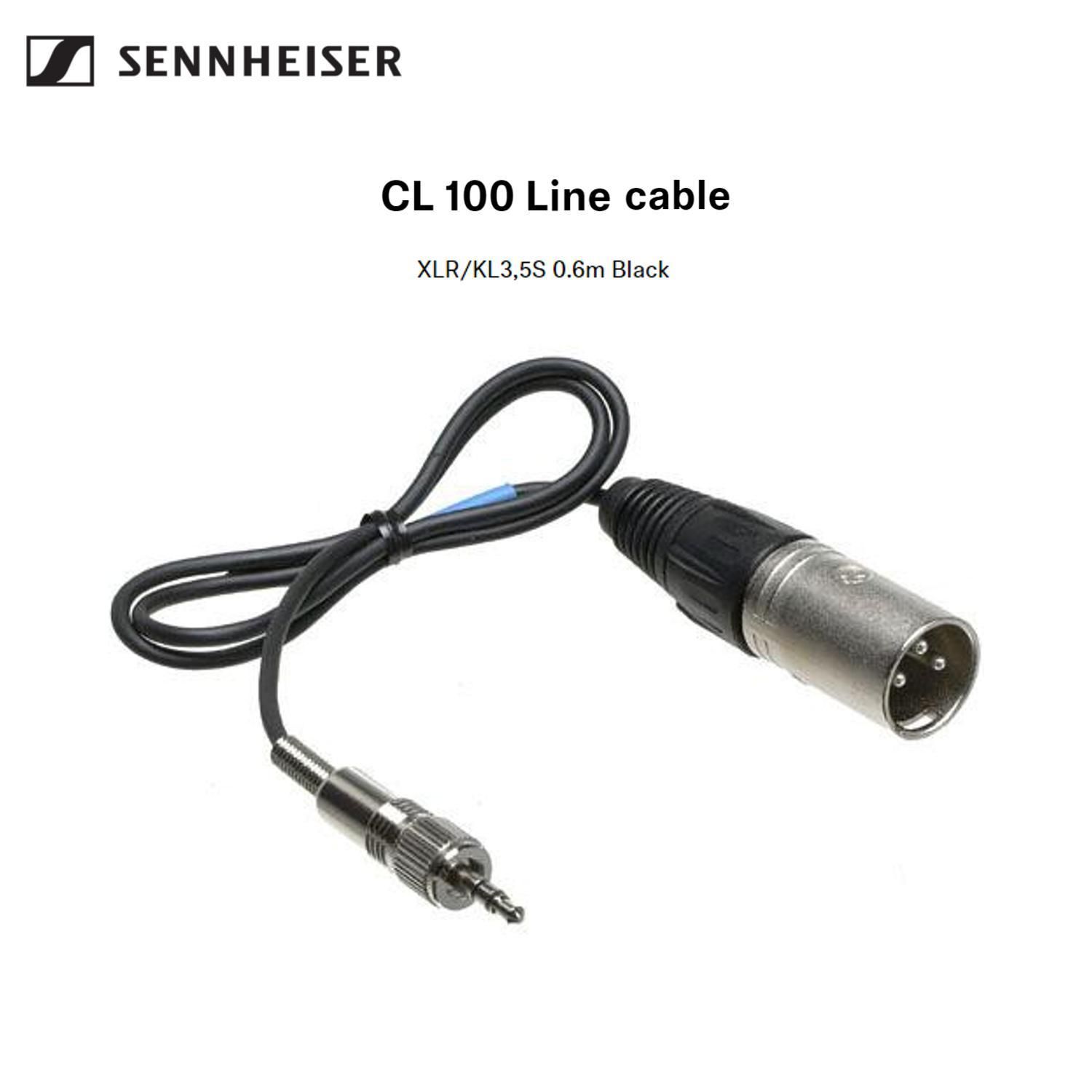 Sennheiser CL-100 1/8" Male Mini Jack to XLR-Male Connector Cable for Sennheiser EK100 Receiver ...