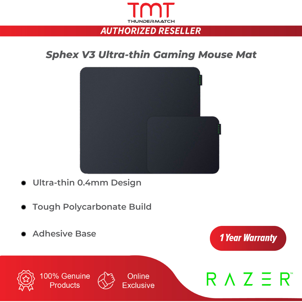 Razer Sphex V3 Ultra-thin gaming mouse mat | Lazada