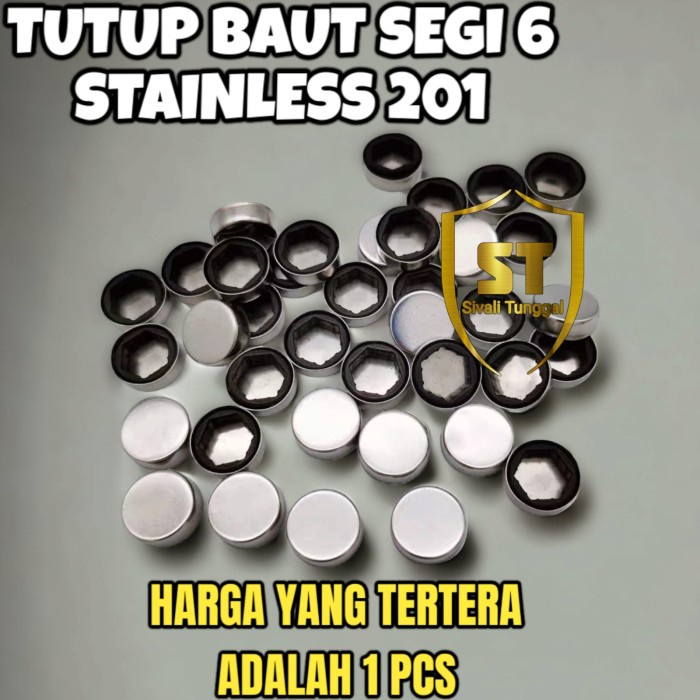 TUTUP BAUT STAINLESS 201 - COVER TUTUP BAUT DYNABOLT - PENUTUP PLENDES ...