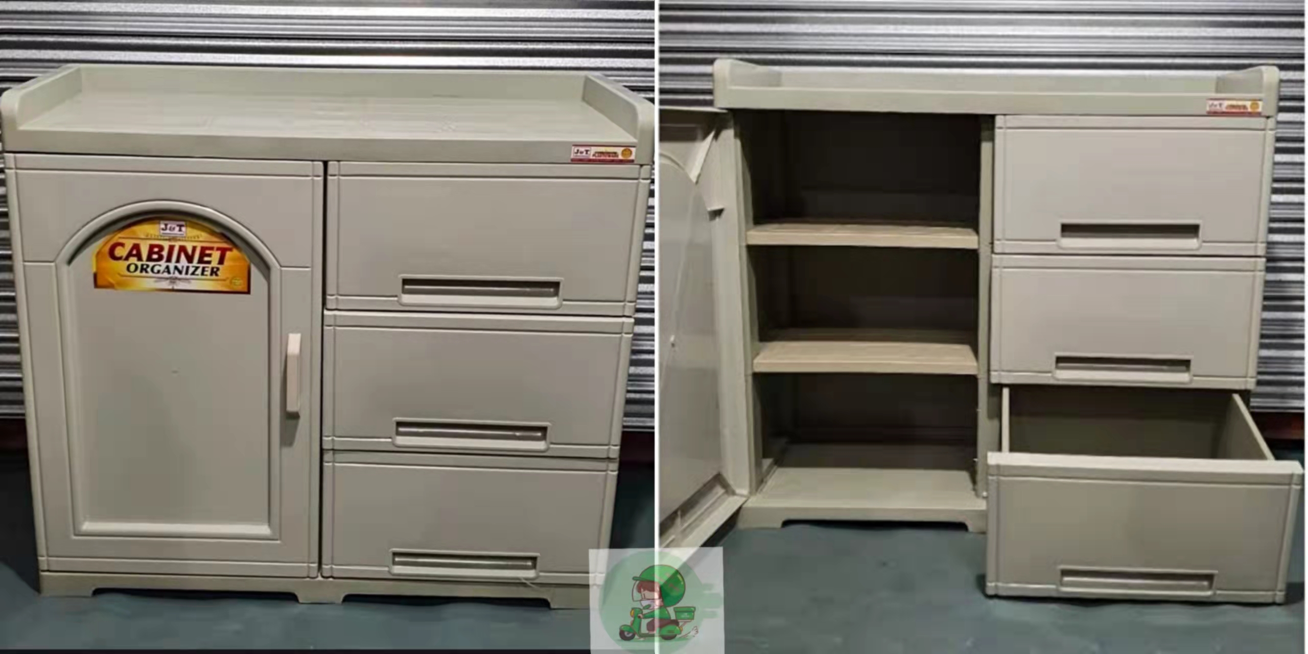 J&T Plasticware Decor 1188 Storage Cabinet | Lazada PH