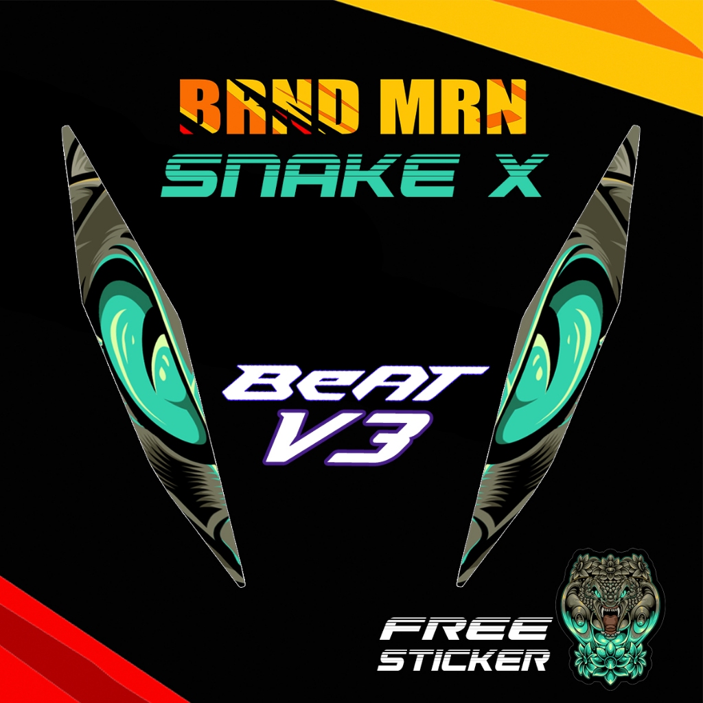 HONDA BEAT V3 WINKER EYE STICKER TINT PROTECTOR XSERIES DESIGN | Lazada PH