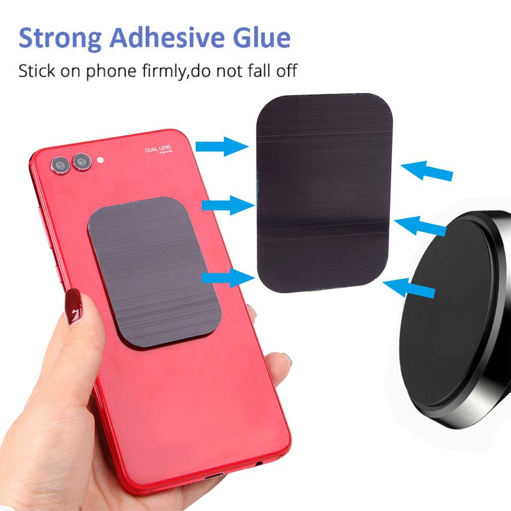 Mobile Metal Mount Plate Disk Magnet Car Sheet Sticker Phone Holder ...