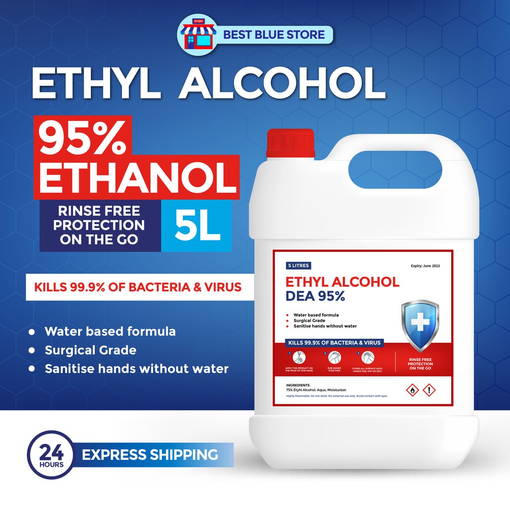 ⭐ ⭐READY STOCK⭐ ⭐ READY STOCK 5L Ethyl Alcohol | 75-95 Ethanol ...