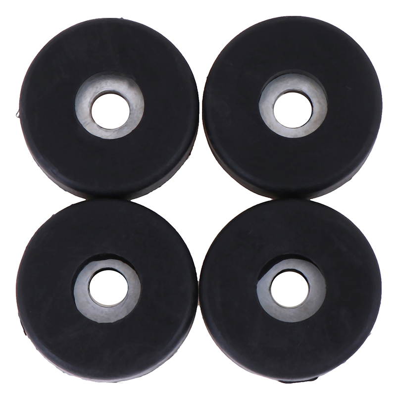 4Pcs Plastic Bumpers Embedded Washer Feet Pad Instrument Holder 30x10mm ...
