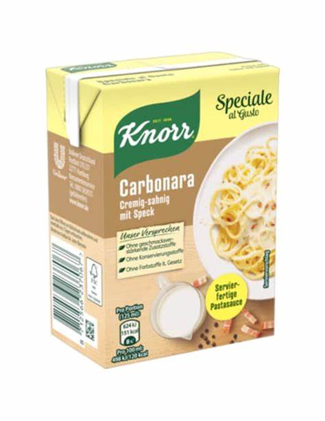 Knorr speciale gusto carbonara 370g | Lazada.co.th