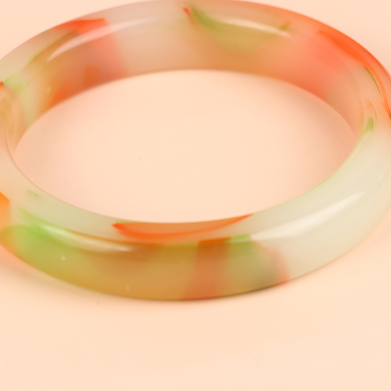Real Jadeite Natural Ice Green Jade Bangle Luxury Bracelet For Women ...