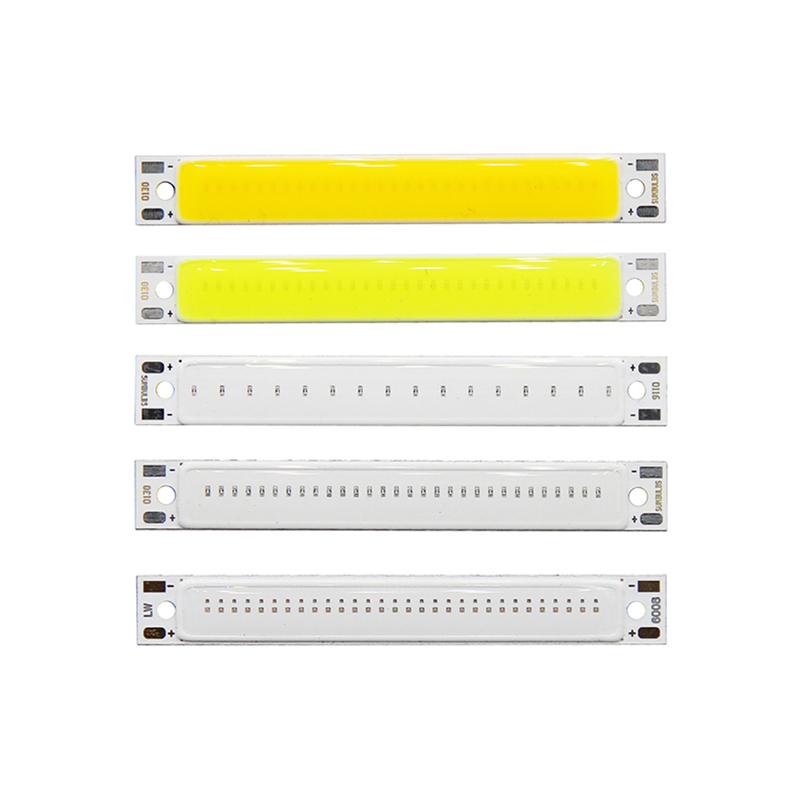 lights Hot sale 3V 3.7V DC 60mm 8mm LED COB Strip 3W Warm Cold White ...