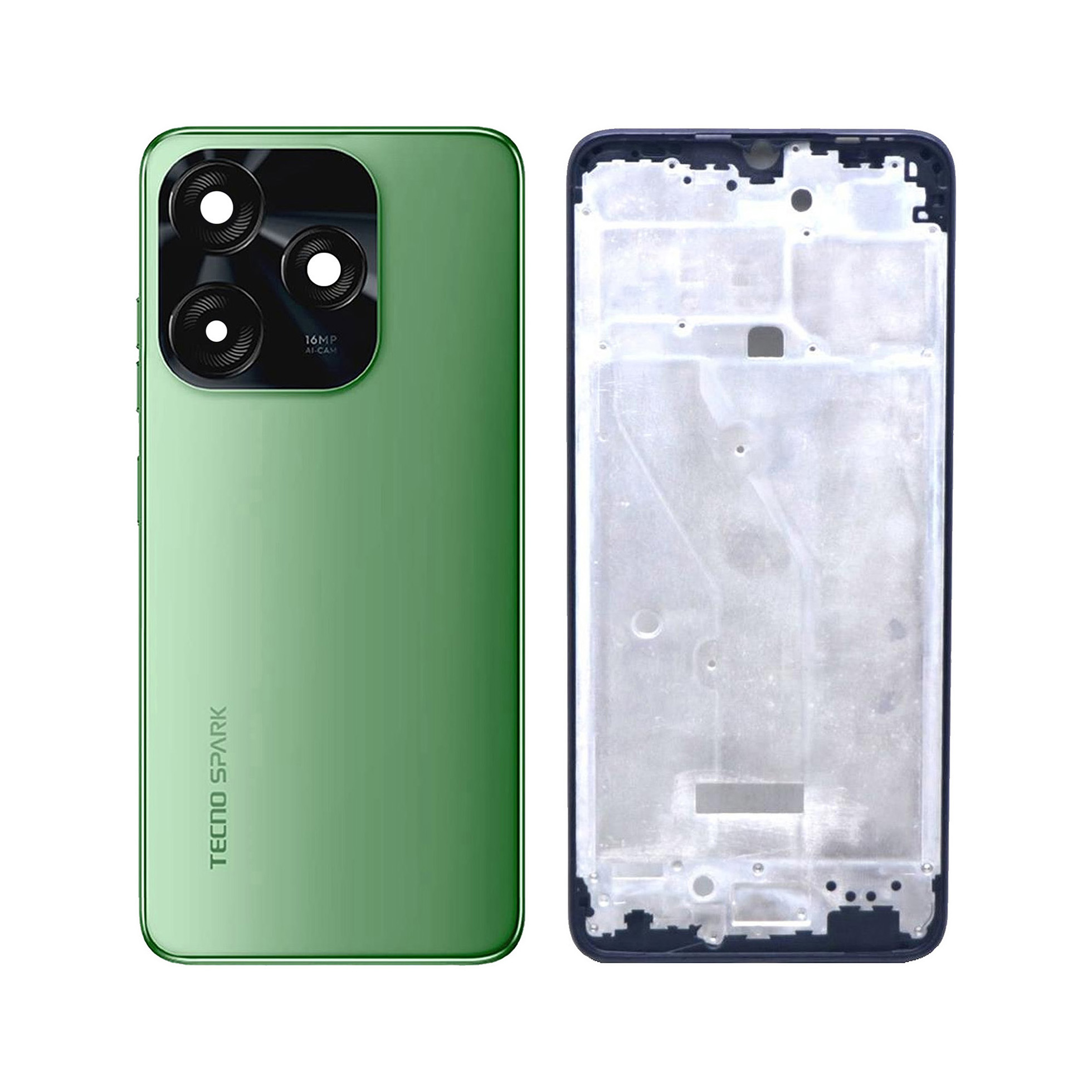 Tecno Spark 10C Rear Complete Body Casing Housing Replacement Most ...