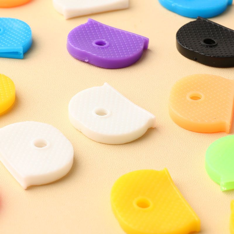 32Pc Multi Color Key Cap Covers Key Identifier Tags Soft Silicone ...