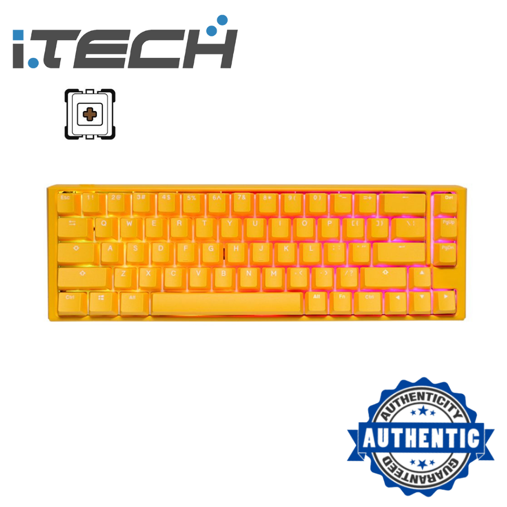 Ducky One 3 SF Yellow Ducky RGB Hotswappable Mechanical Keyboard ...