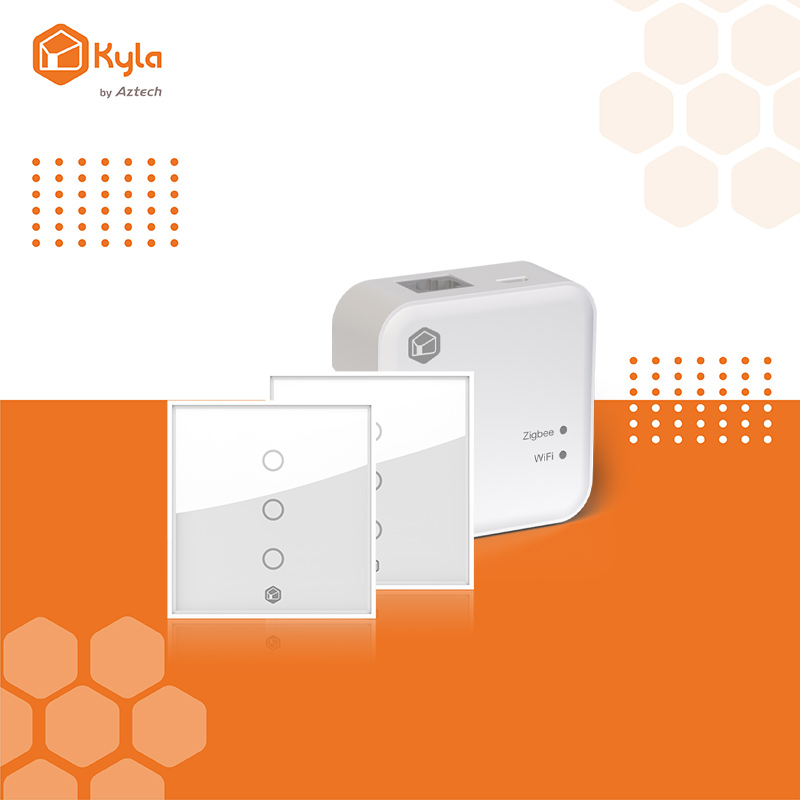 Duo Smart Light Switch Bundle (Buy 2 switches, Free 1 Smarthub ...